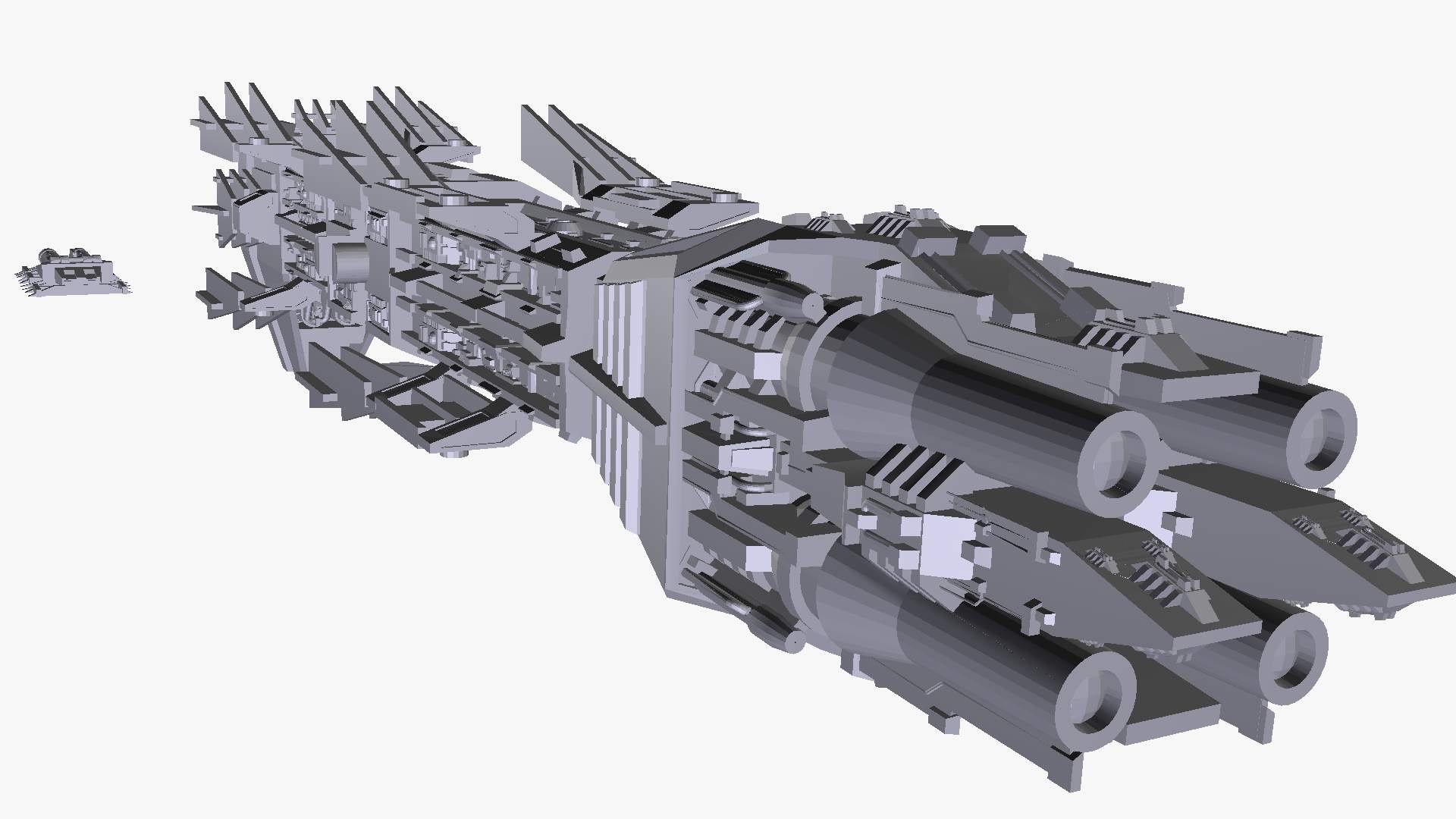 Babylon 5 Nova Cruiser 3d 3ds