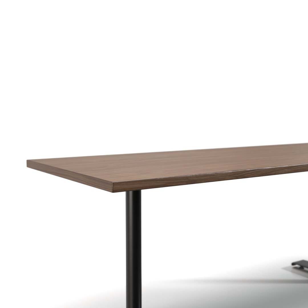 Twin Rectangular Meeting Table PBR 3D Model - TurboSquid 2222640
