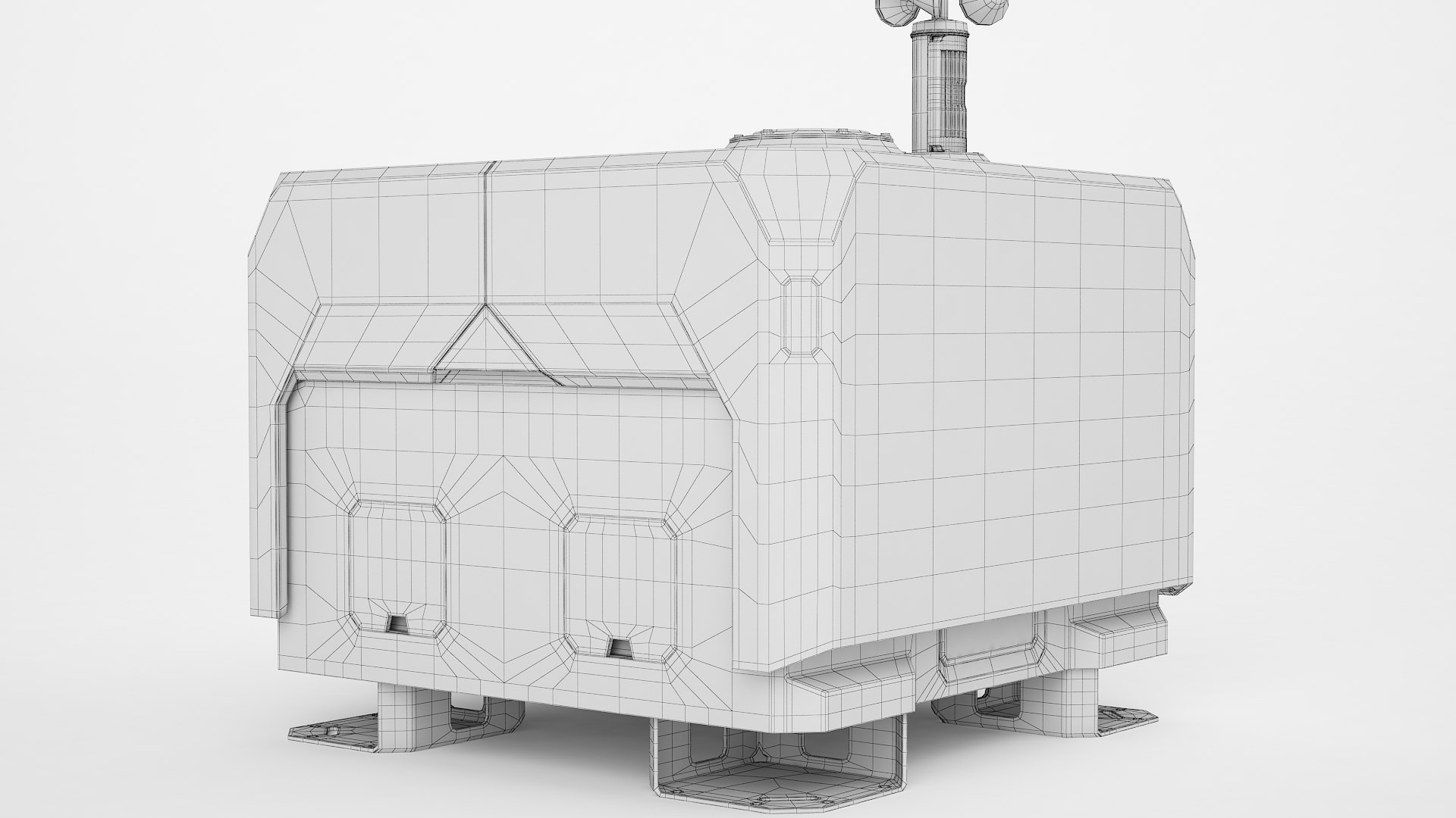 Quadcopter Dock Station Drone Platform 05 3D - TurboSquid 2305646