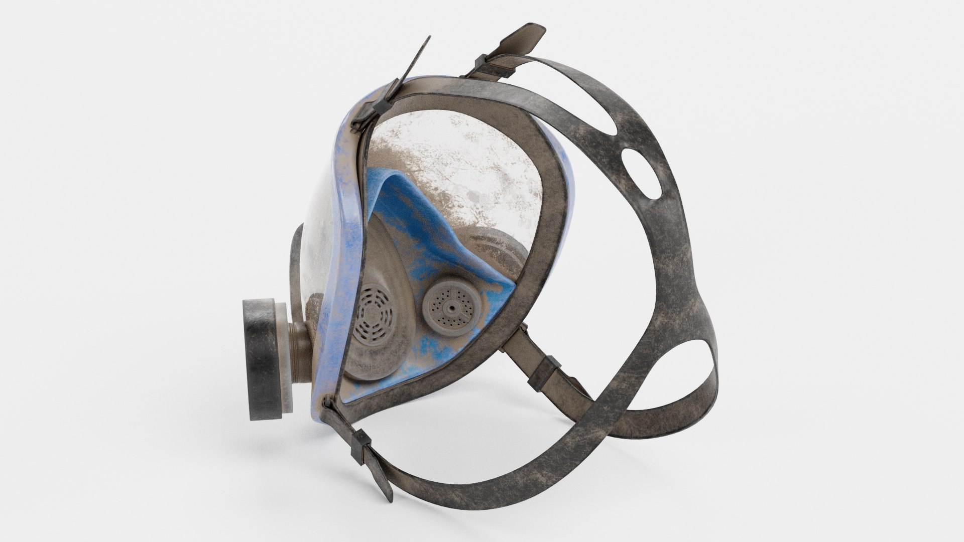3D gas mask dirty model - TurboSquid 1600207