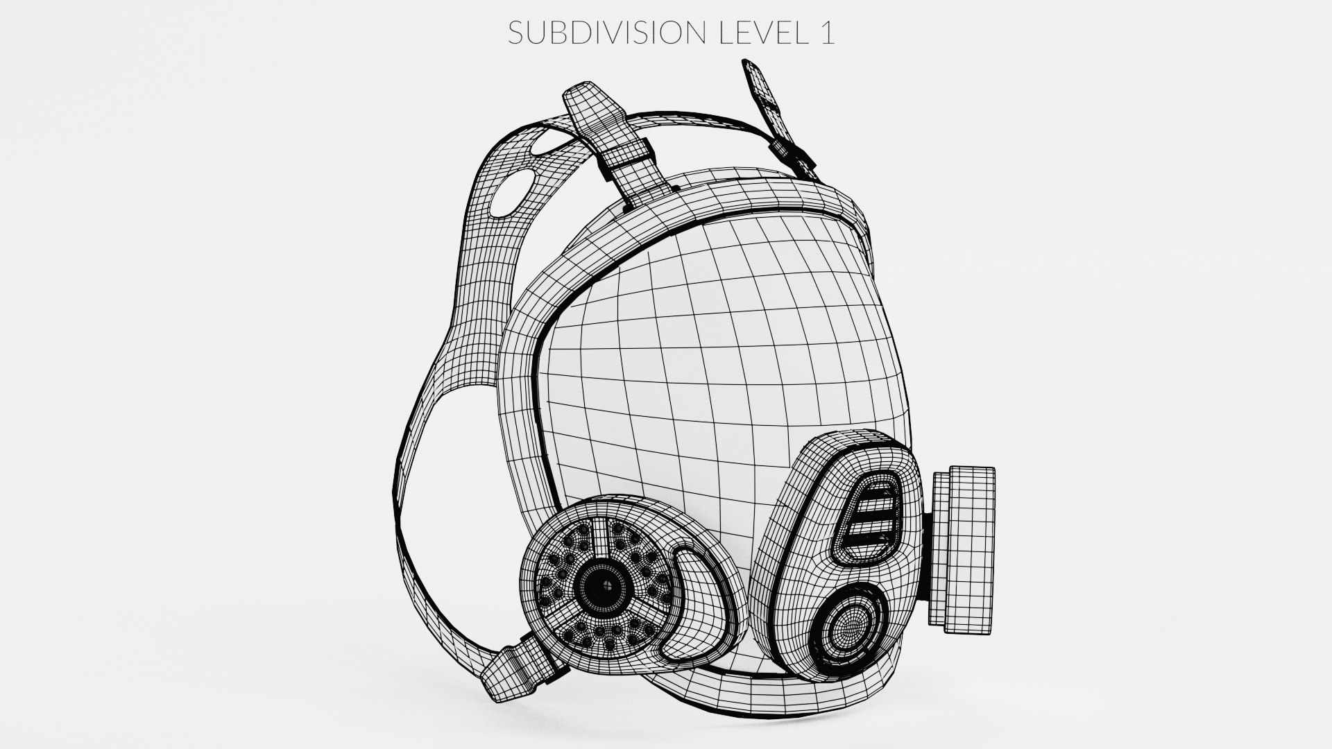 3D gas mask dirty model - TurboSquid 1600207