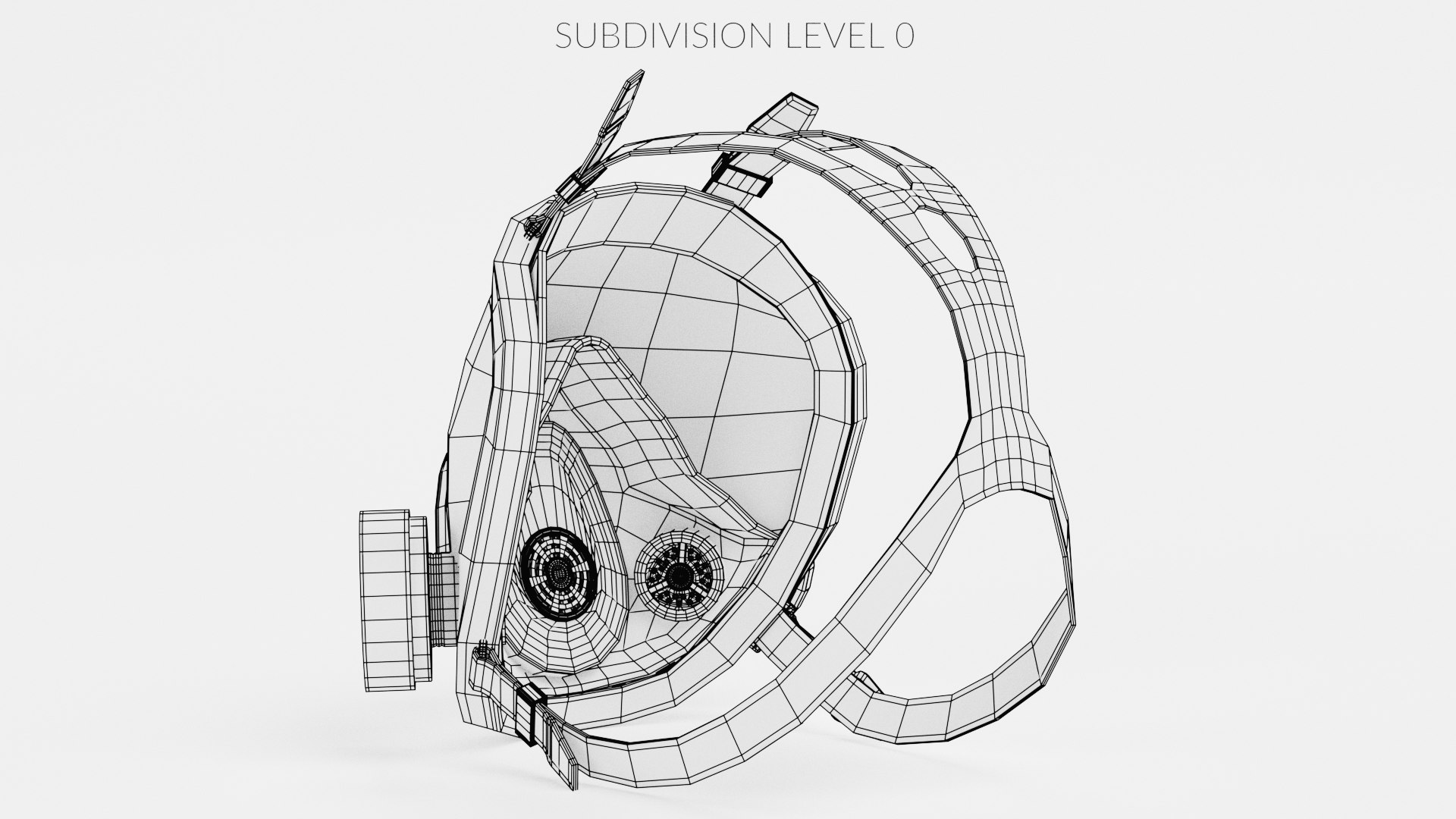 3D gas mask dirty model - TurboSquid 1600207