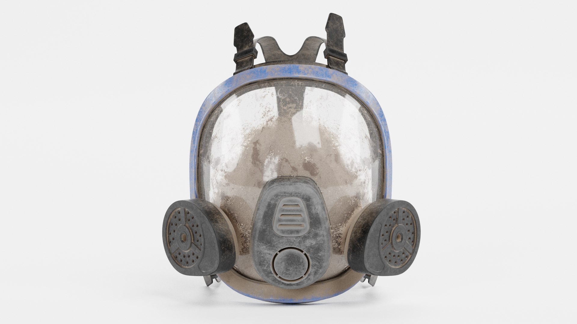 3D gas mask dirty model - TurboSquid 1600207