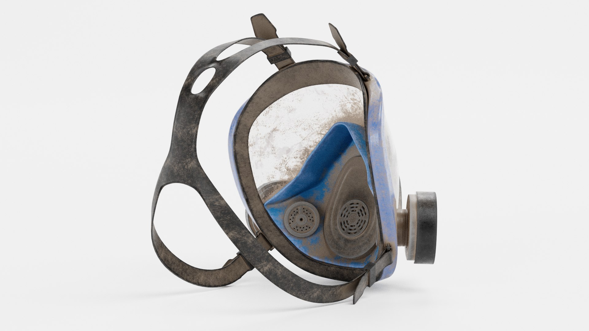 3D gas mask dirty model - TurboSquid 1600207