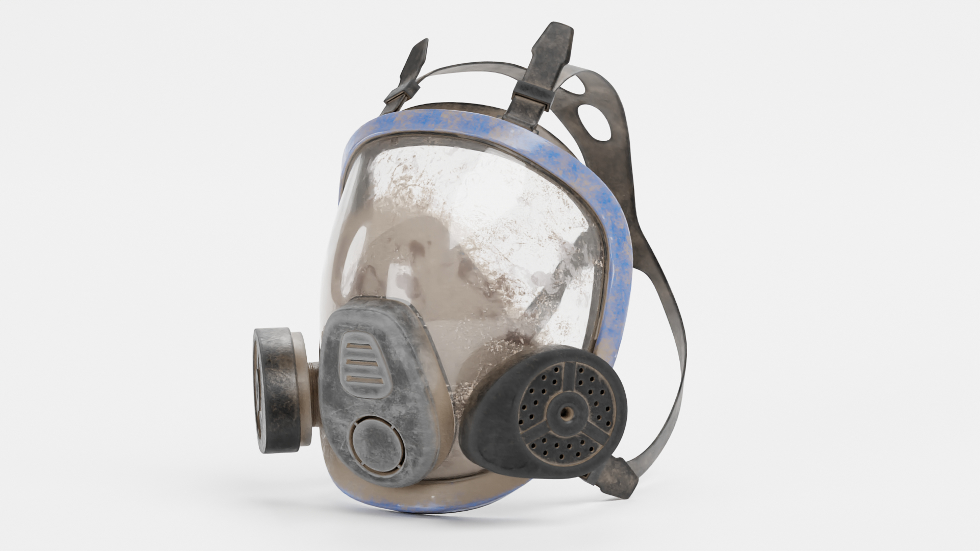 3D gas mask dirty model - TurboSquid 1600207