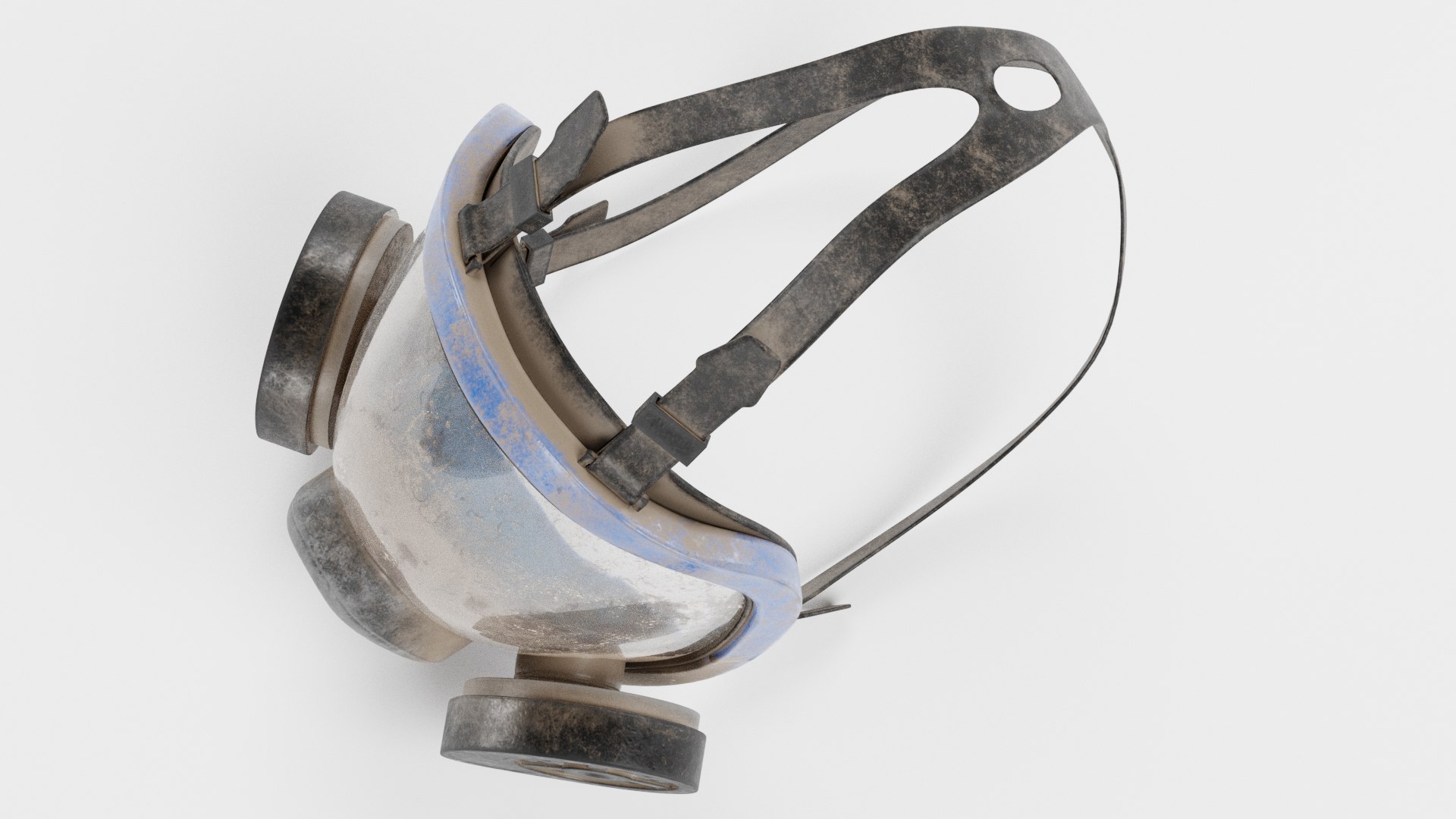3D gas mask dirty model - TurboSquid 1600207