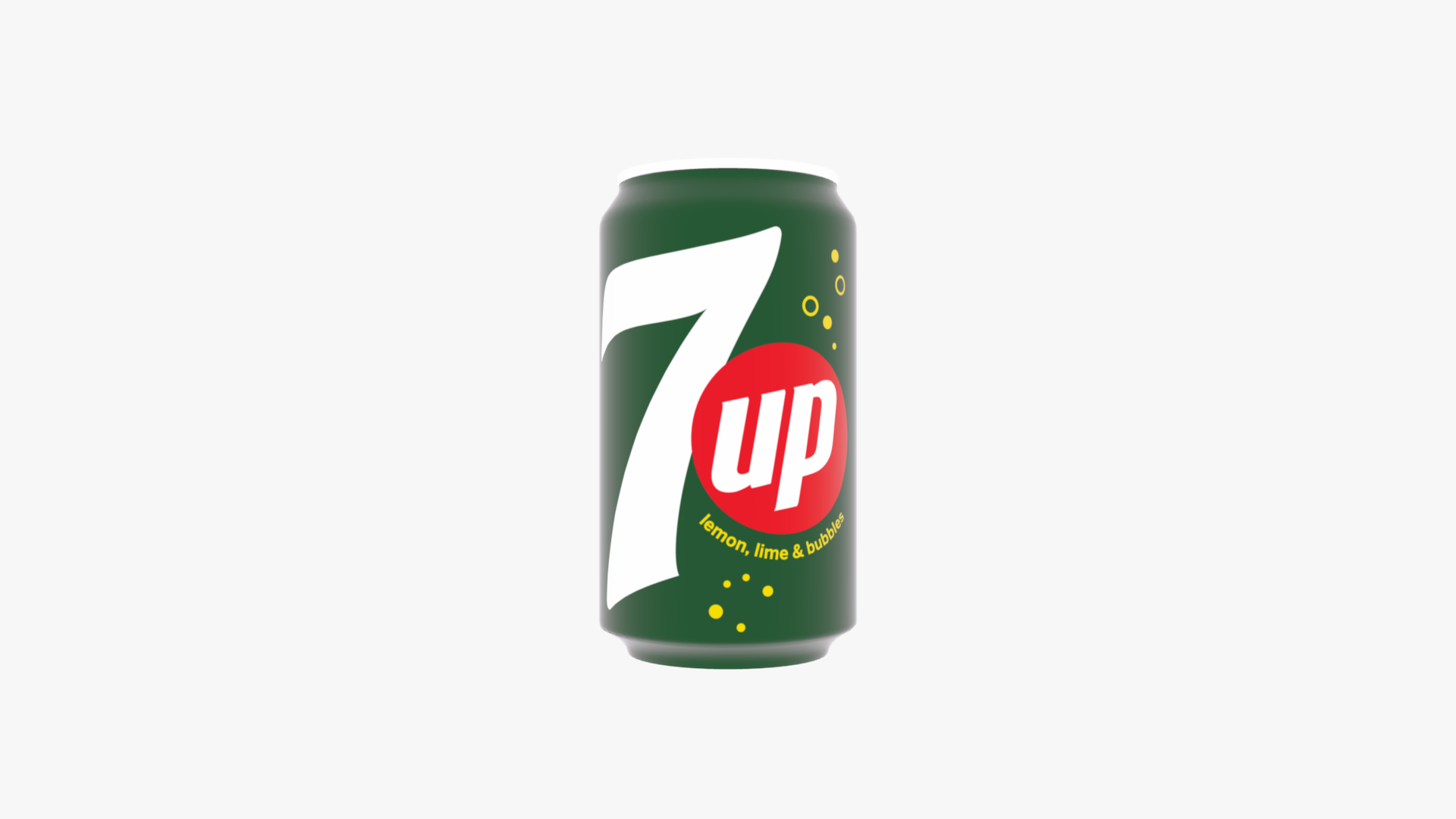 7 Up Can 3D Model - TurboSquid 2000912