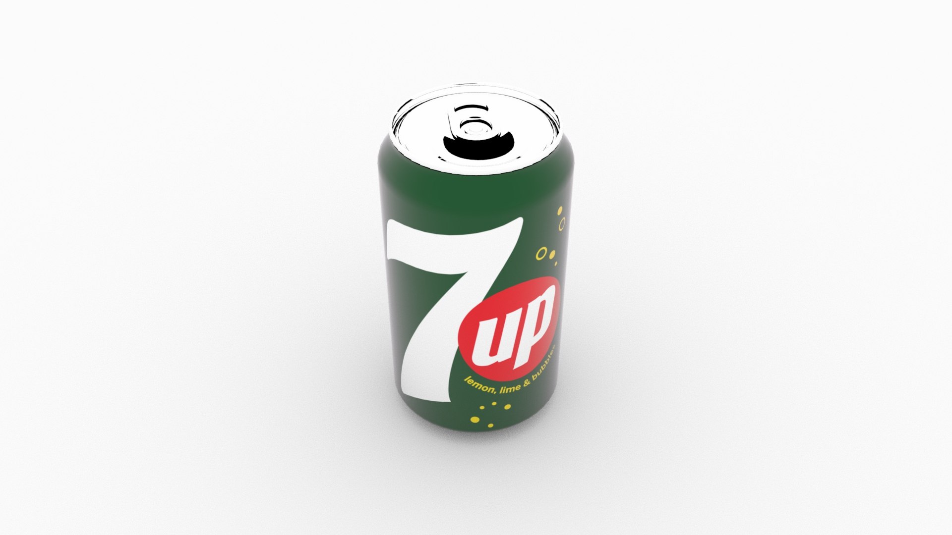 7 Up Can 3D Model - TurboSquid 2000912