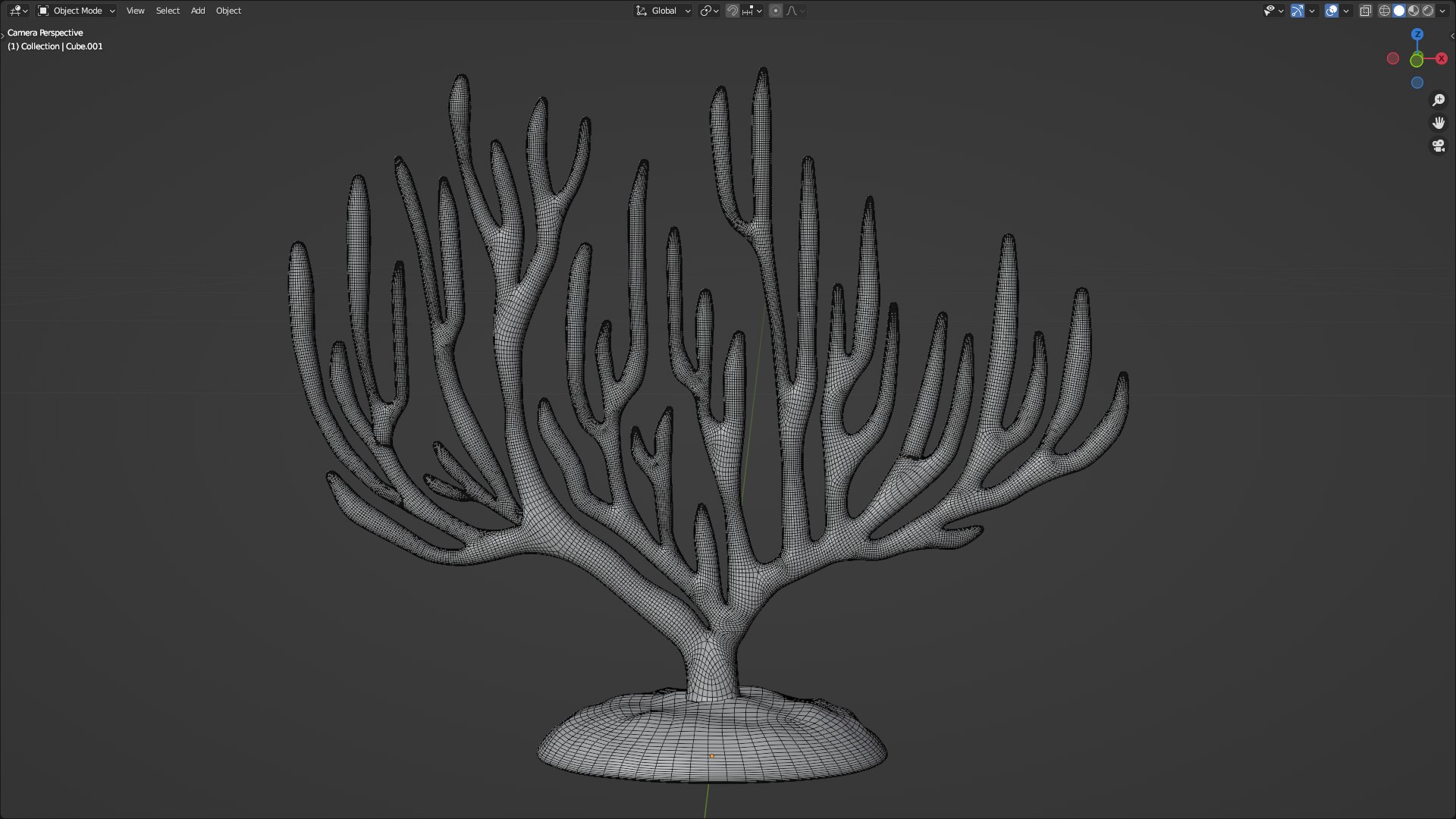 3D Model Coral For Print3D Fish Tank Or Asset Animation And Game ...