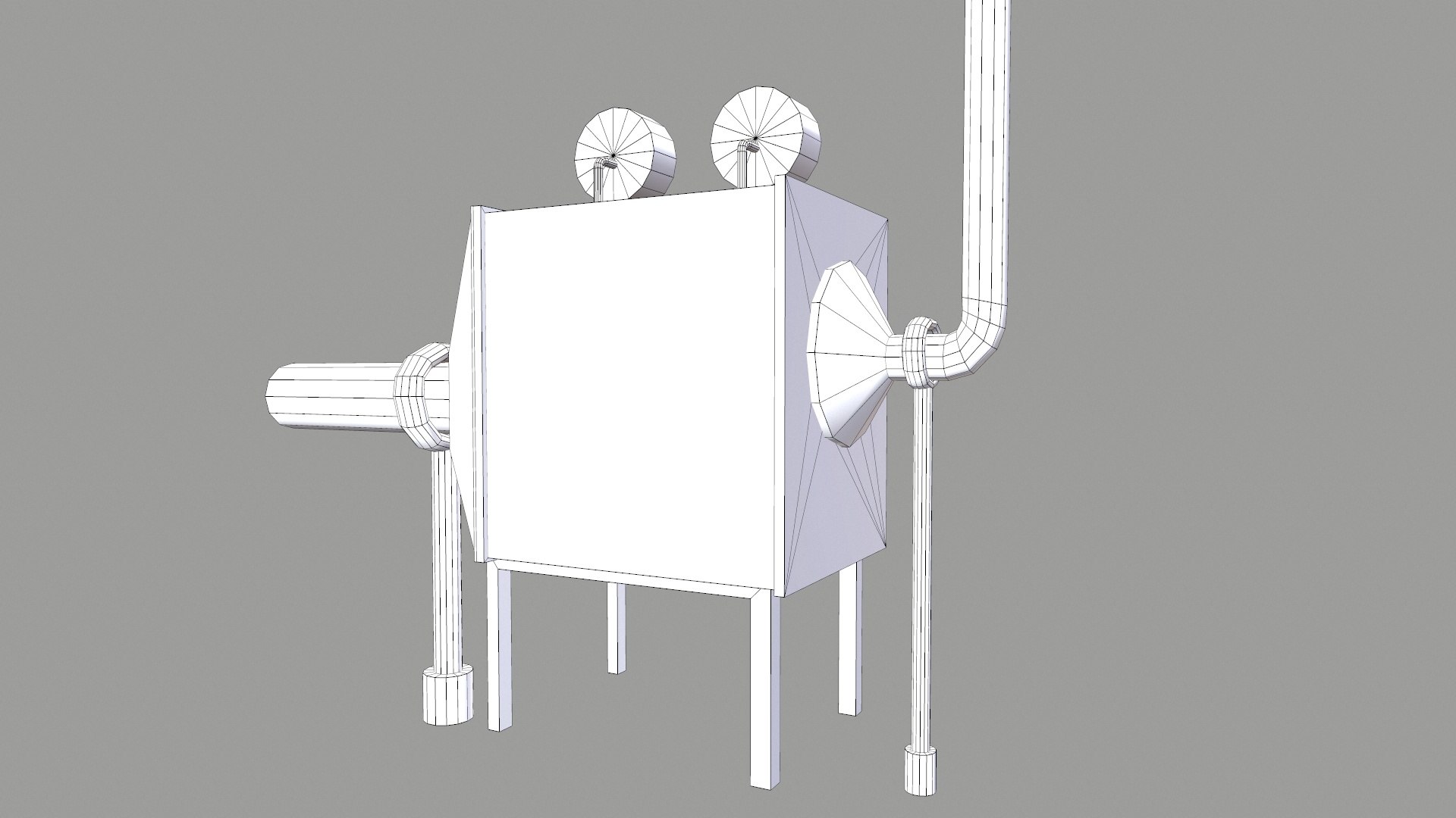 Dust Collector Unit 3D Model - TurboSquid 2330675
