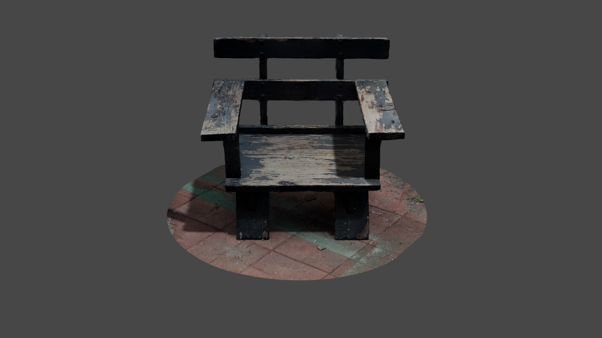 Wooden Chair Destroyed By Nature 3D Model - TurboSquid 2127071