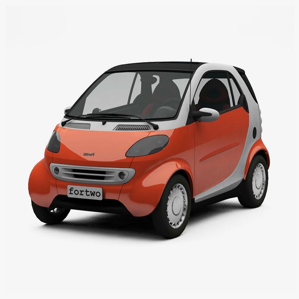 3D модель Smart Fortwo orange - TurboSquid 2030130