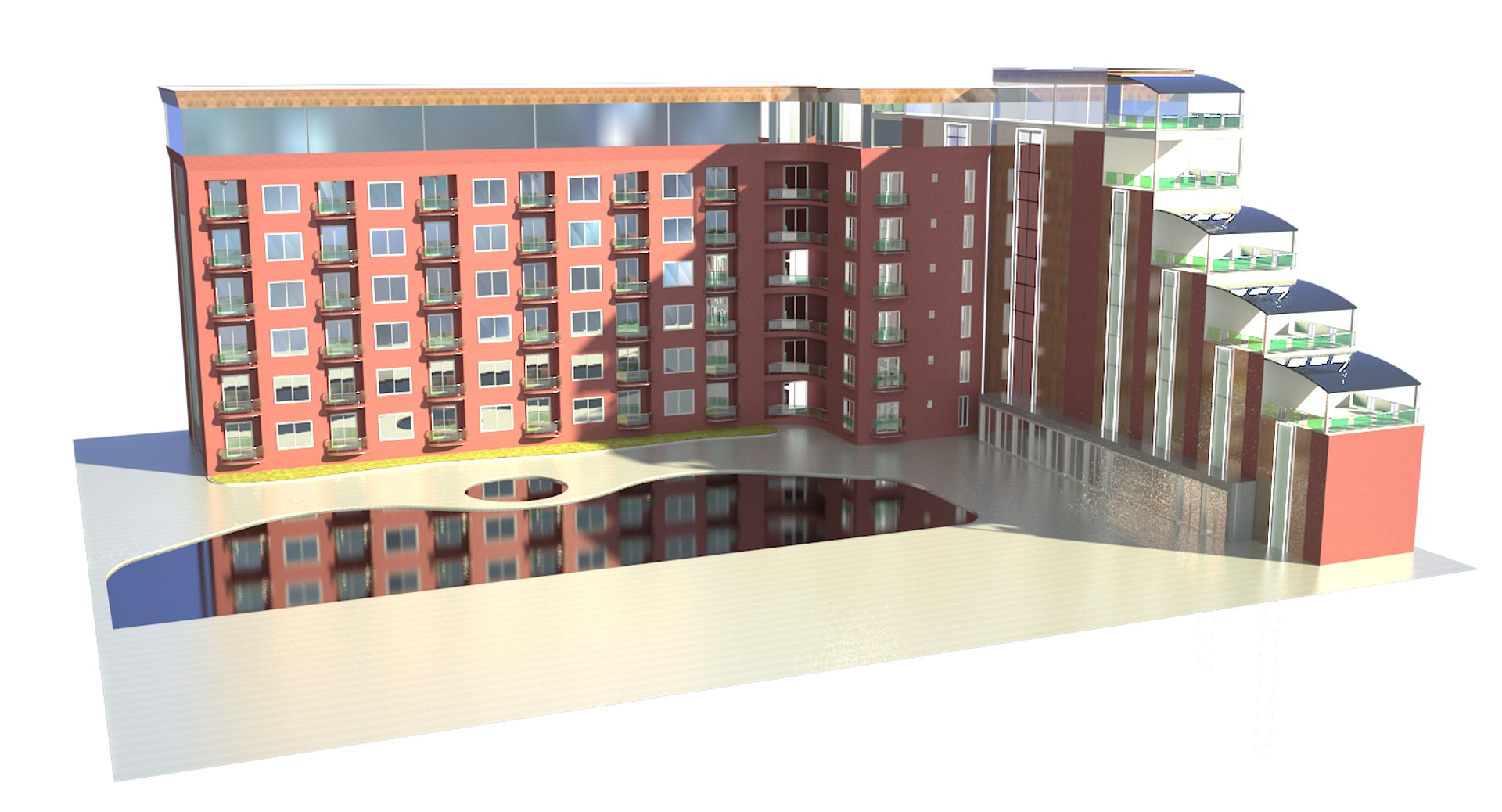 Hotels Building 3D - TurboSquid 1481941