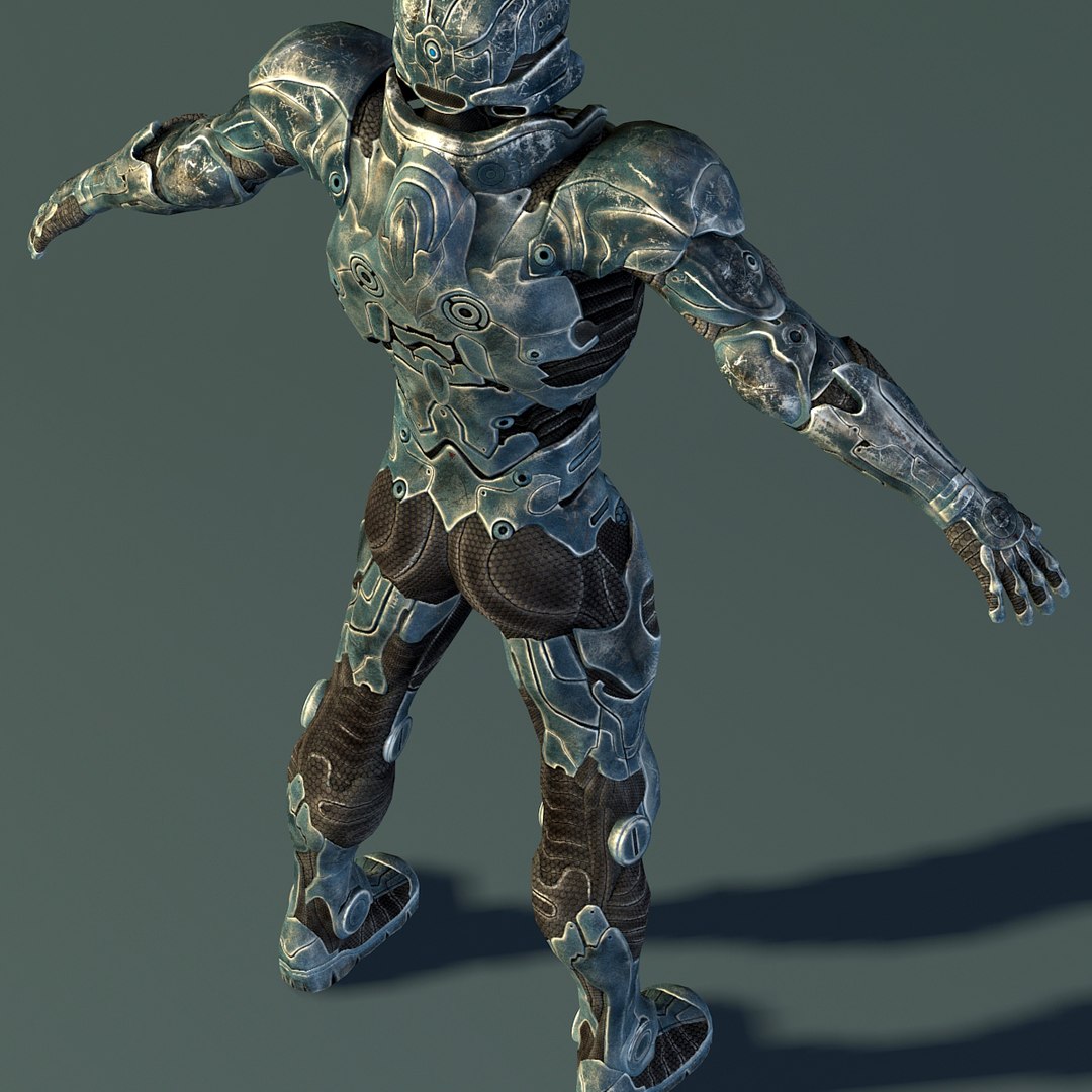 3d Military Robot Model