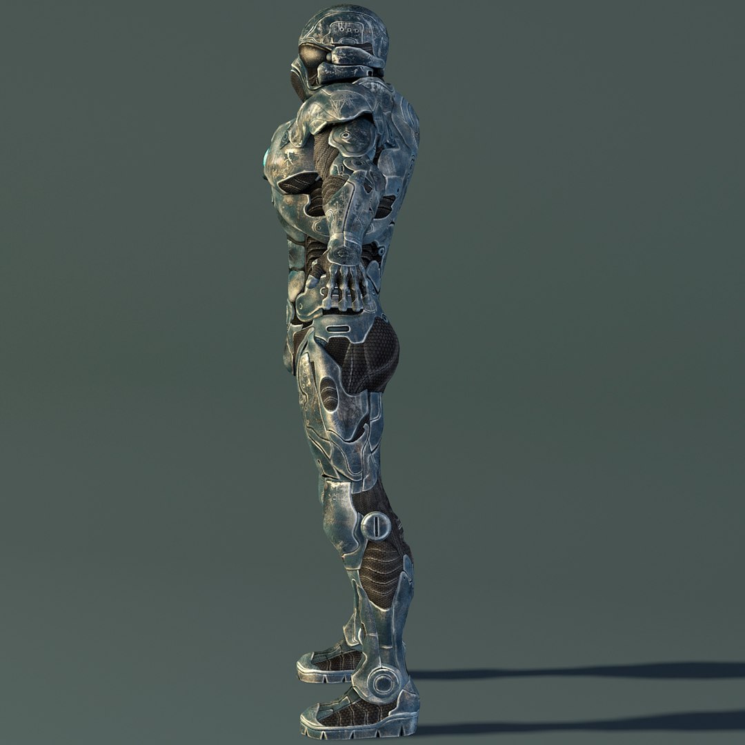 3d Military Robot Model