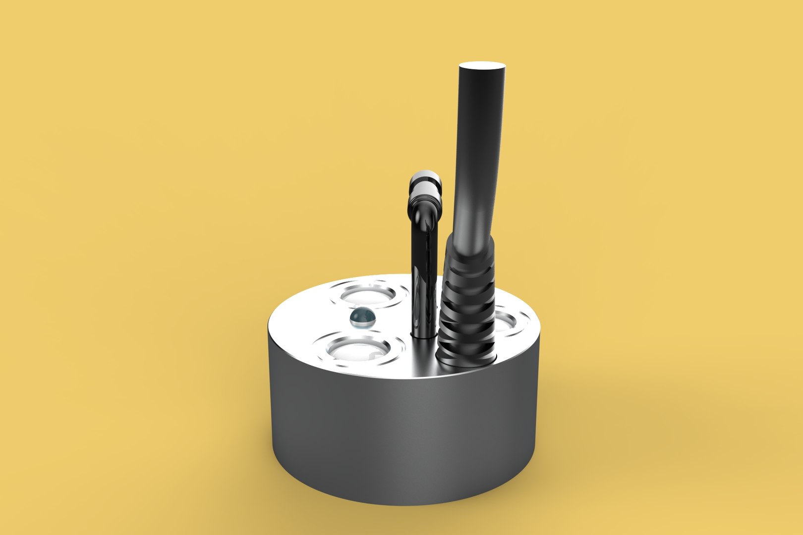 3D ULTRASONIC HUMIDIFIER FOGGER PIEZOELECTRIC FOG MIST NEBULIZER ...