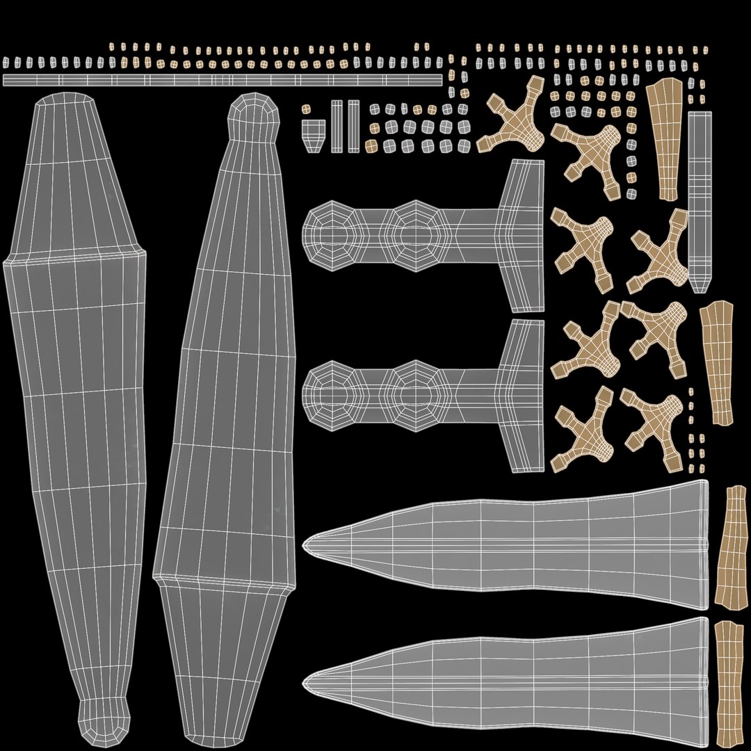 Roman Dagger with Sheath model - TurboSquid 1883310