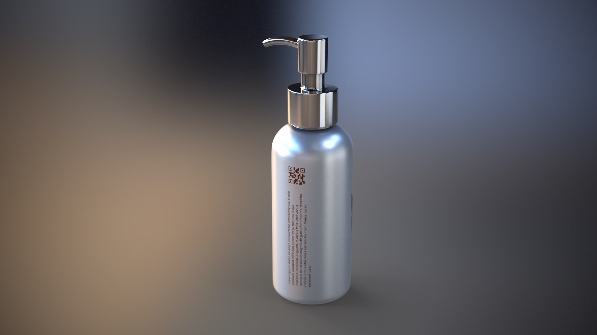 3D Organic Shampoo Bottle Model - TurboSquid 2206890