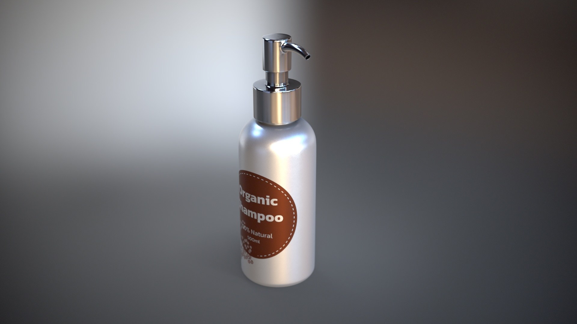 3D Organic Shampoo Bottle Model - TurboSquid 2206890