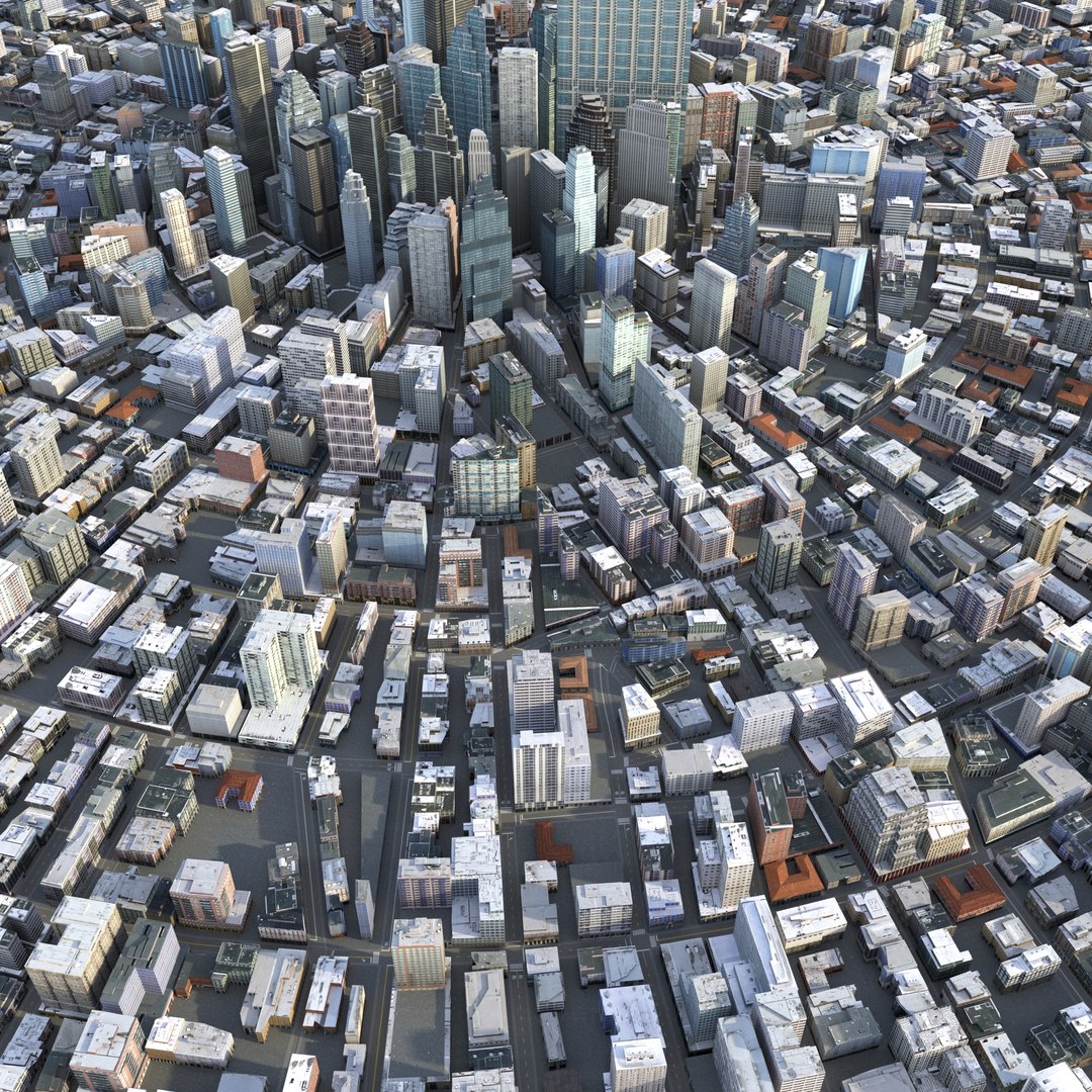 City 72 3D Model - TurboSquid 2032034