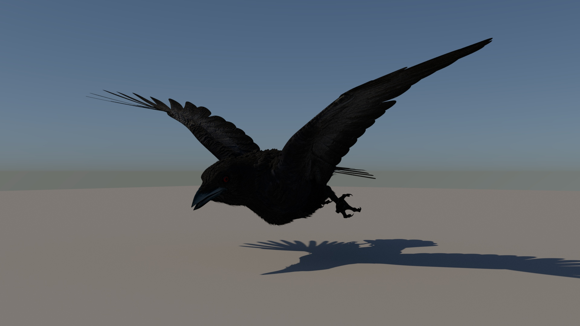 3D Model Crow Modeled - TurboSquid 1510569