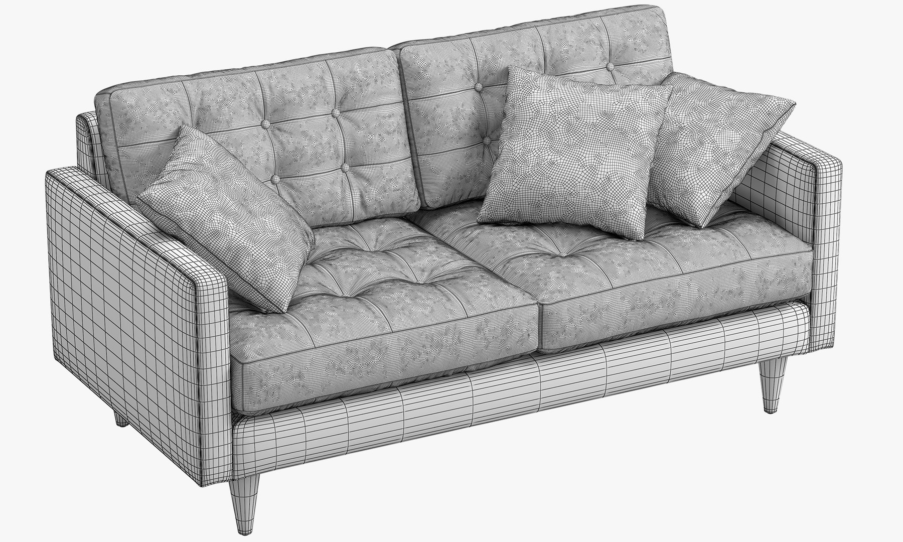 Joybird Eliot Loveseat Sofa 3D Model - TurboSquid 1914427