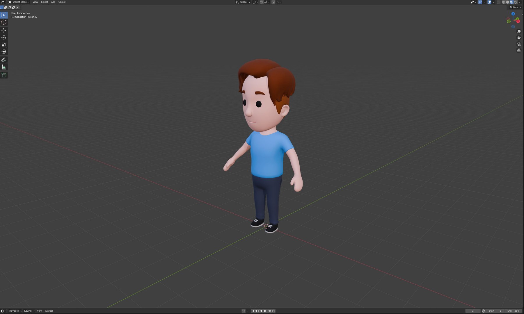 3D Cartoon Male Character Rigged 047 - TurboSquid 2379326