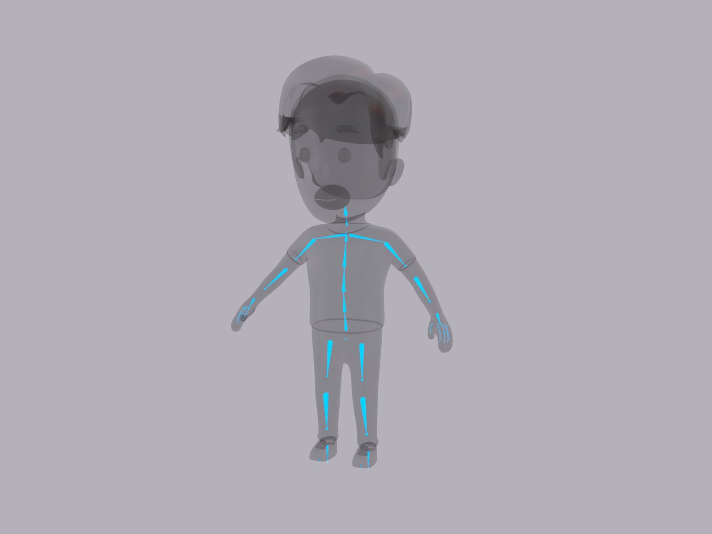 3D Cartoon Male Character Rigged 047 - TurboSquid 2379326