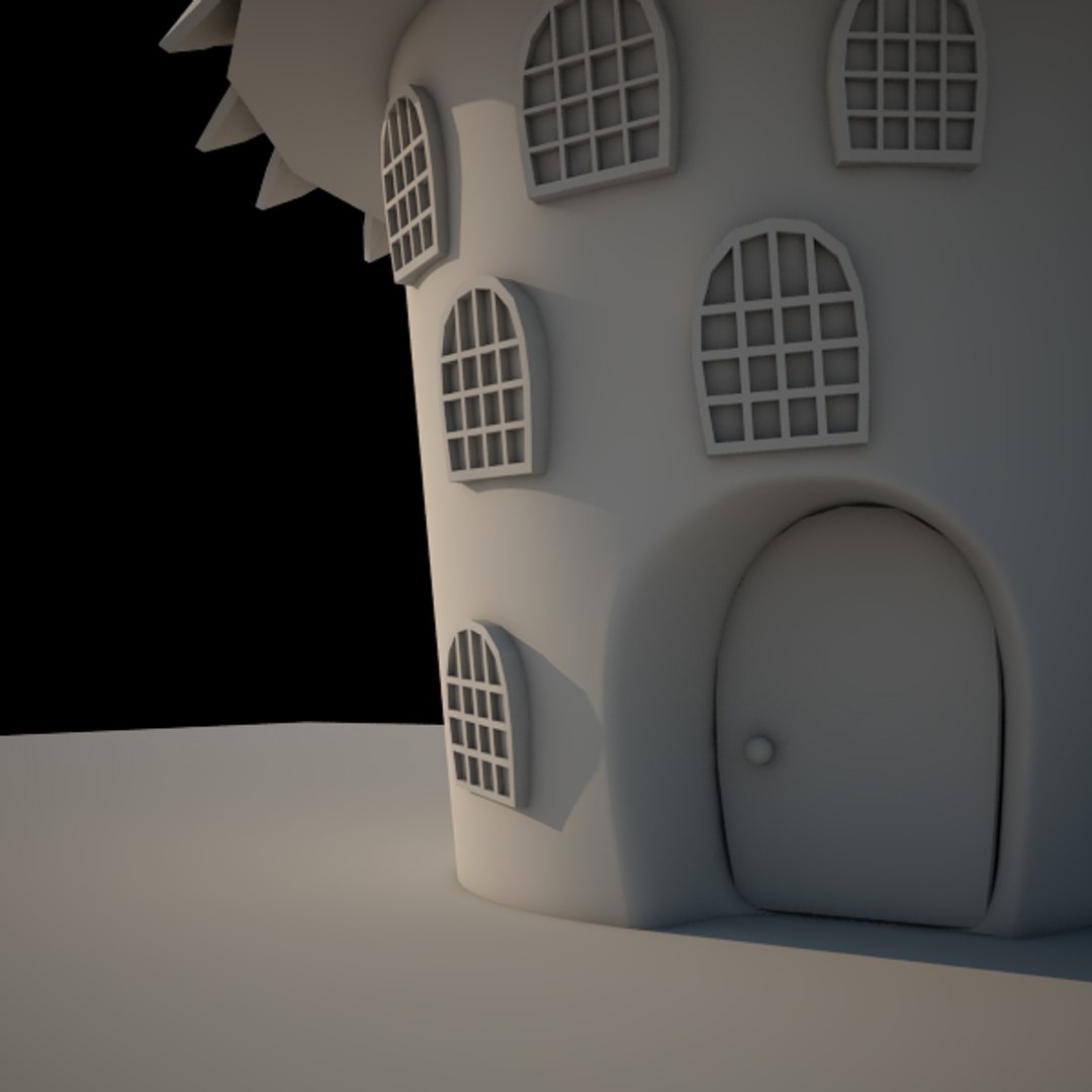 3d Model Small Cute House