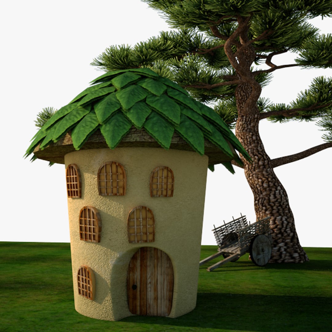 3d Model Small Cute House