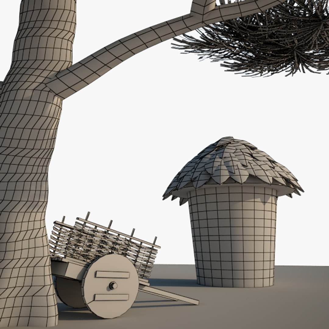 3d Model Small Cute House