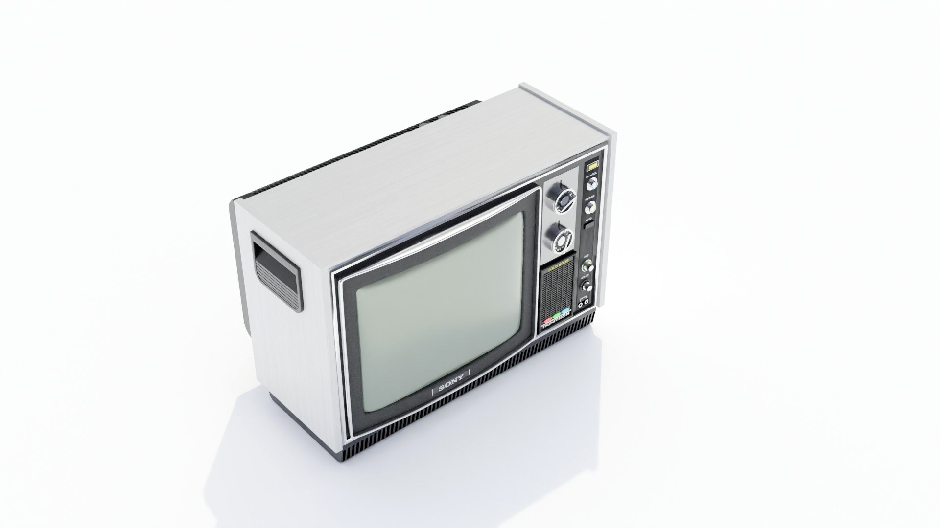 3D 1973 Sony Trinitron 12 Inch TV - TurboSquid 1820637