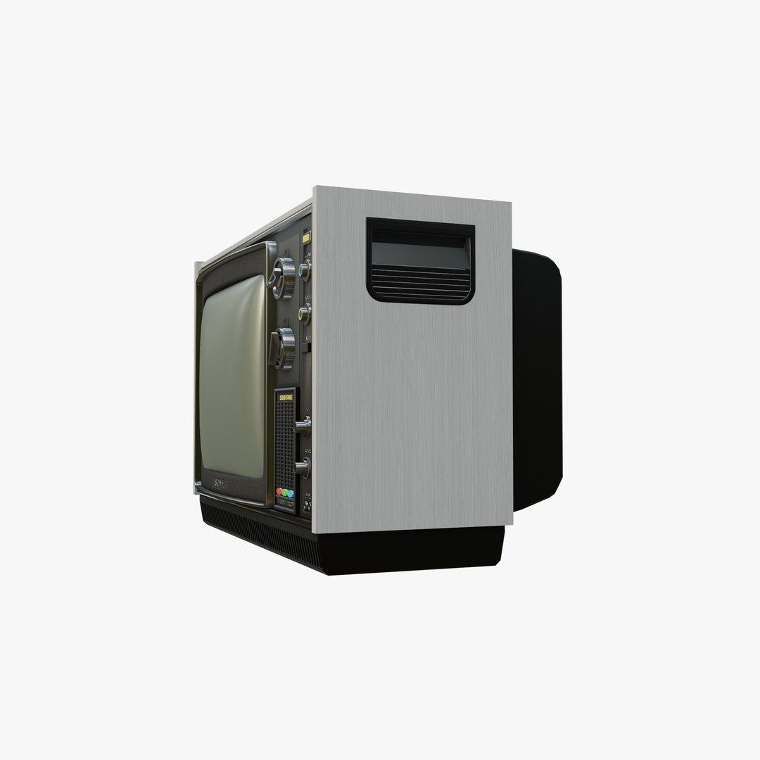 3D 1973 Sony Trinitron 12 Inch TV - TurboSquid 1820637