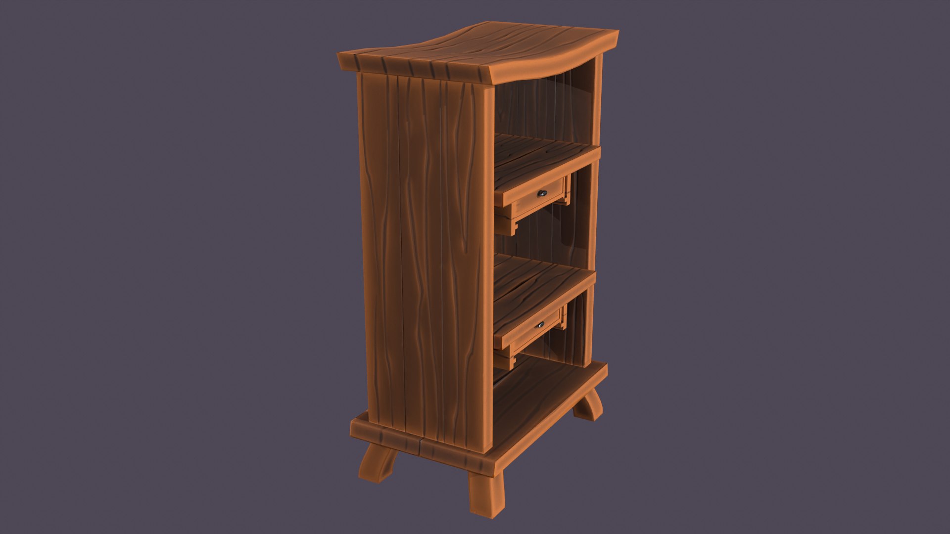 Stylized Cupboard Packblend 3D Model - TurboSquid 2083246
