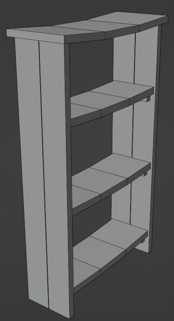 Stylized Cupboard Packblend 3D Model - TurboSquid 2083246