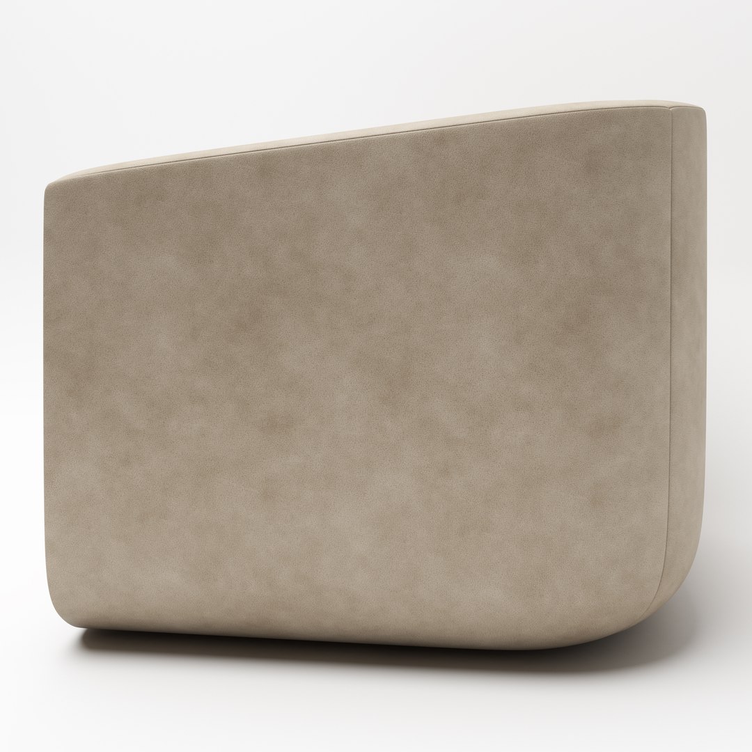 3D Model ARIA LEATHER SWIVEL CHAIR - TurboSquid 2238247