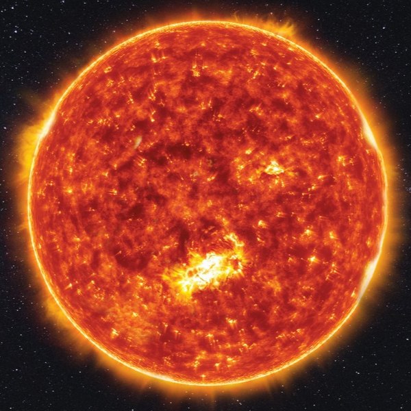 modelo 3d Sol ardiente animado con bengalas ajustables - TurboSquid 2250011