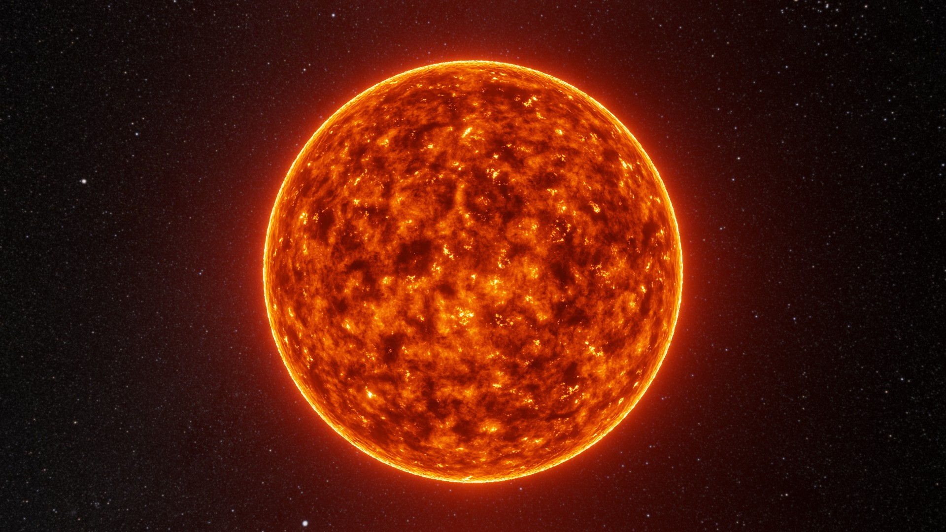 3D Animated Burning Sun With Adjustable Flares Model - TurboSquid 2250011