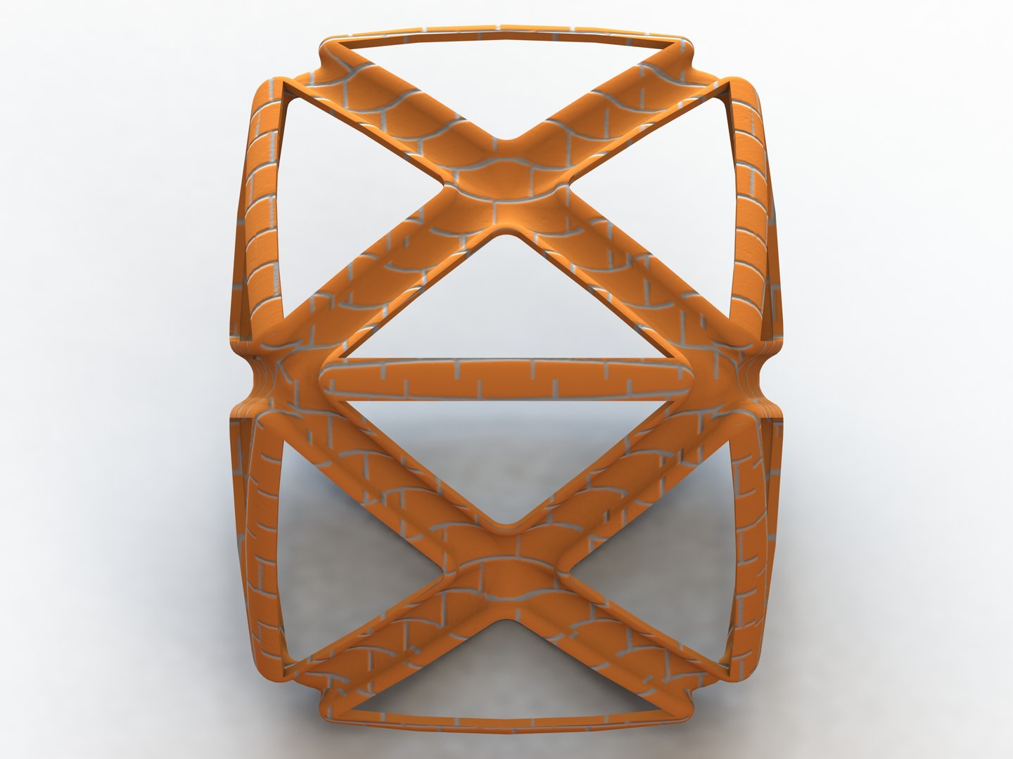 Wireframe Shape Geometric X Cube 3D model - TurboSquid 2172595