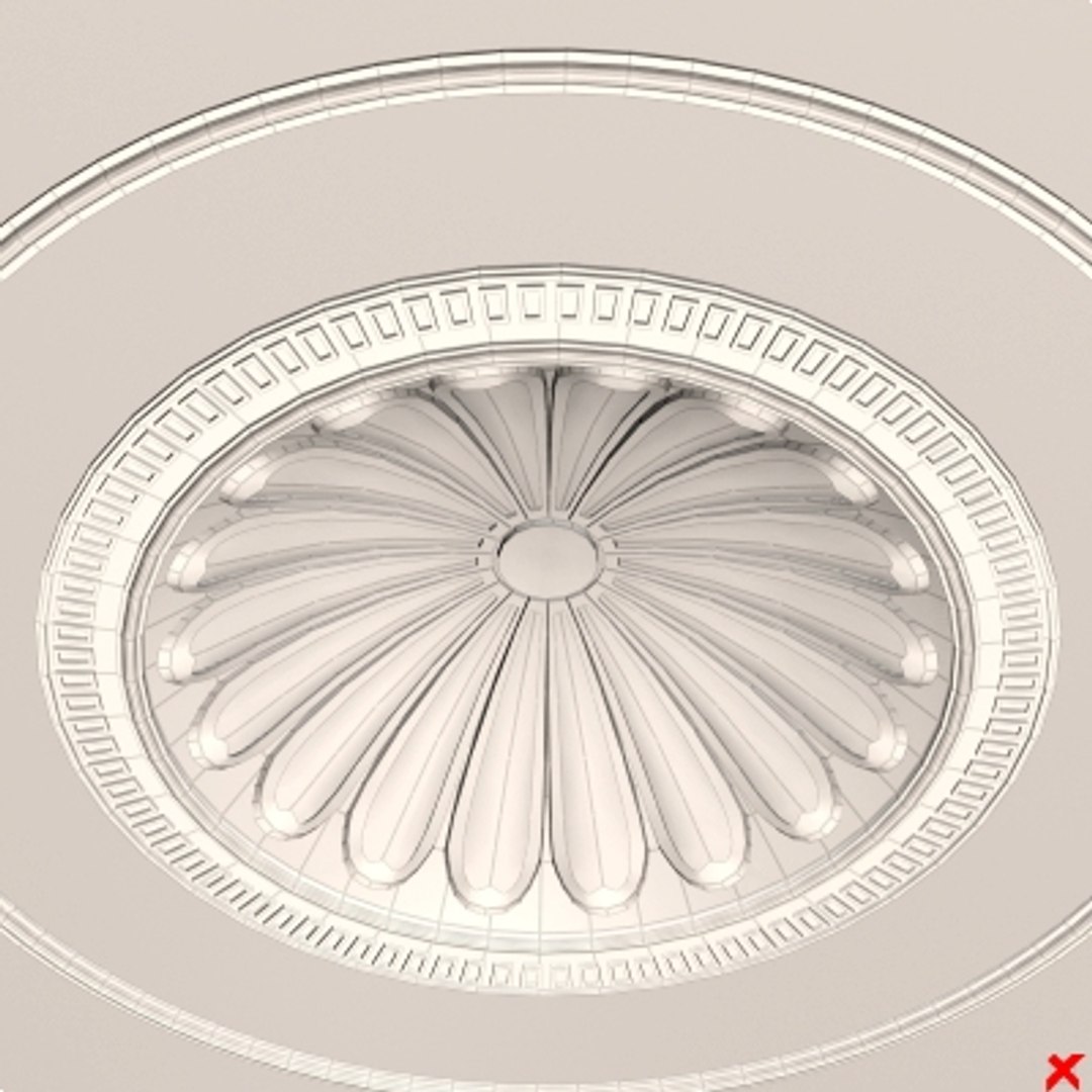 Ceiling Medallion Dxf