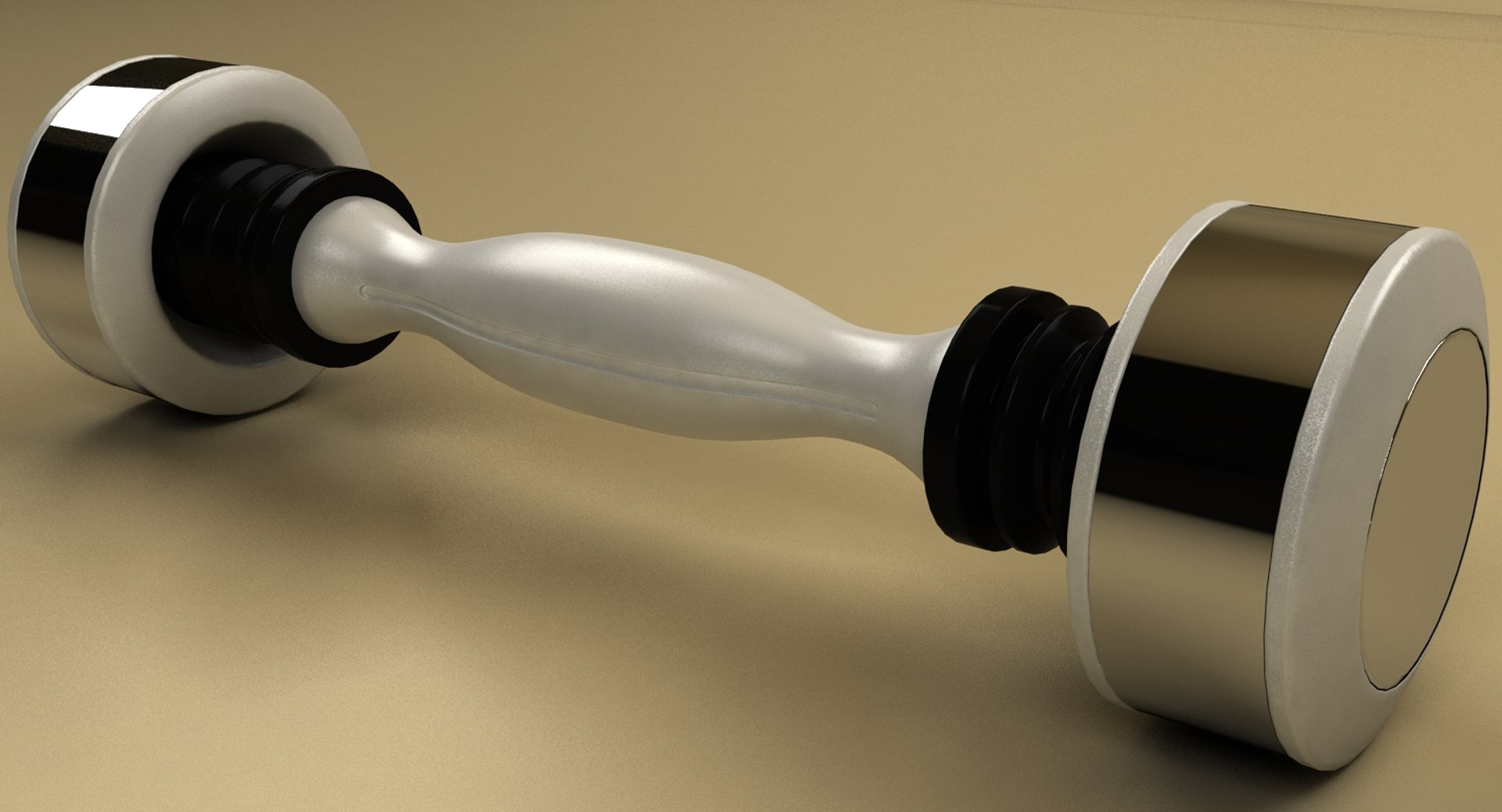 3d Shake Weight Exercise Model