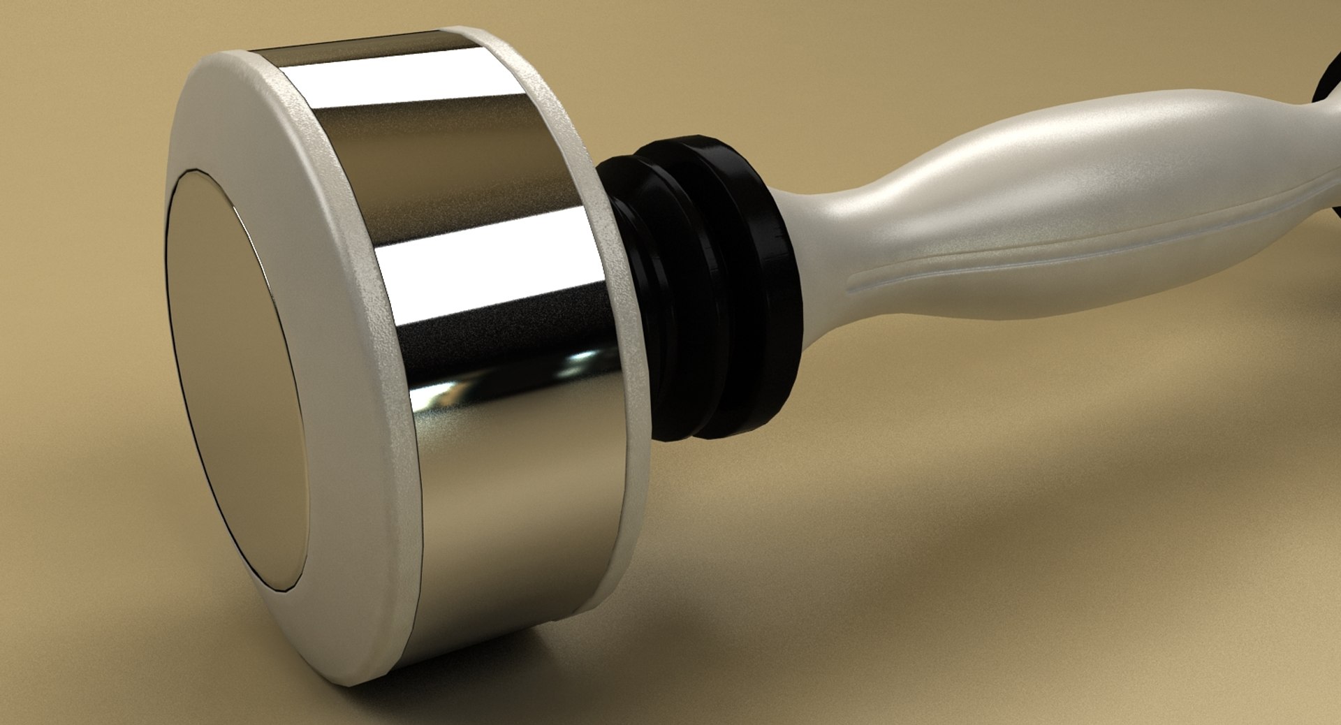 3d Shake Weight Exercise Model