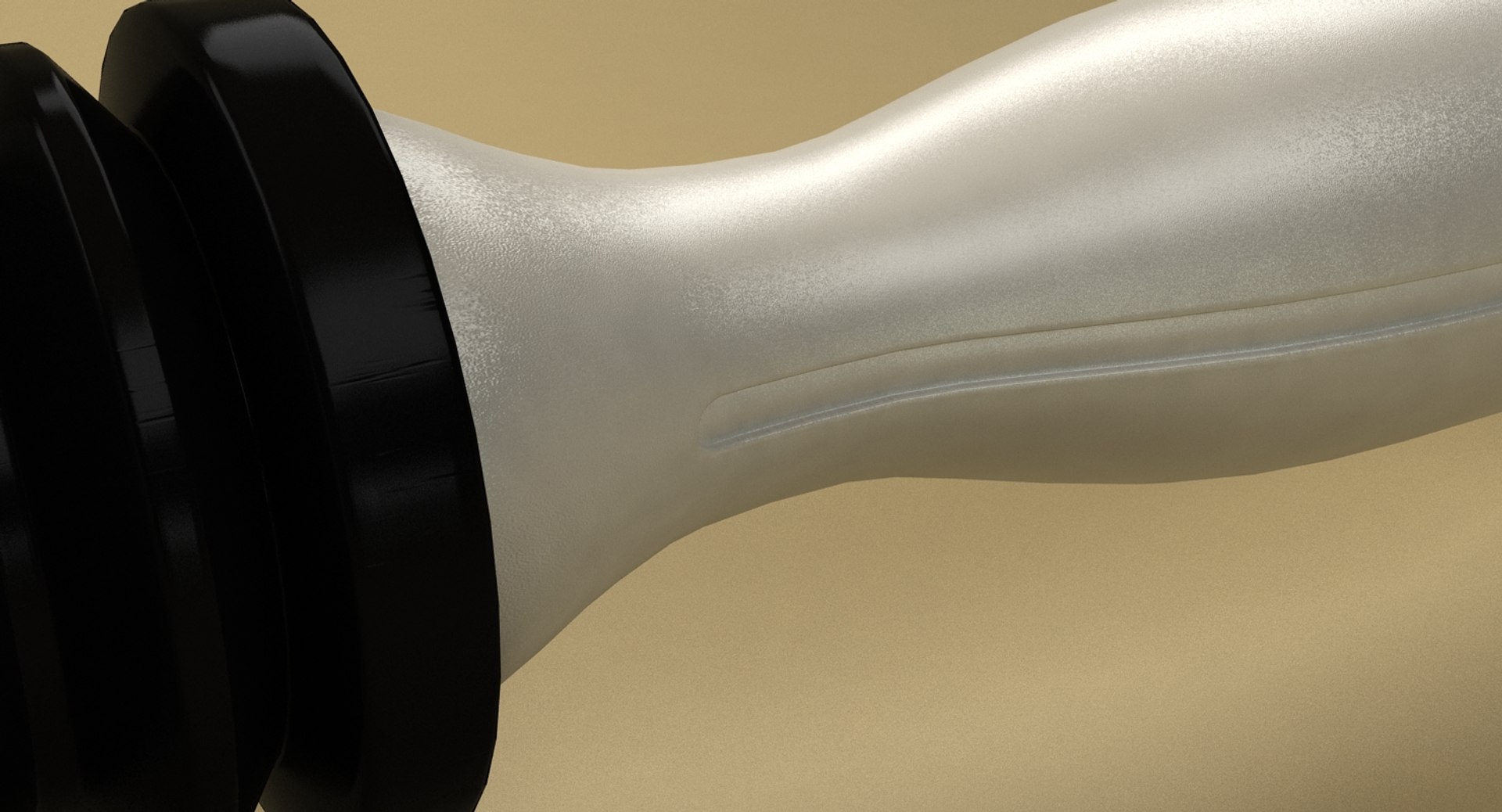 3d Shake Weight Exercise Model