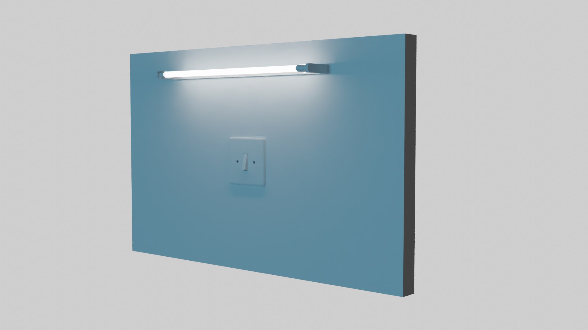 3D Animated Switch And Tubelight - TurboSquid 2185012