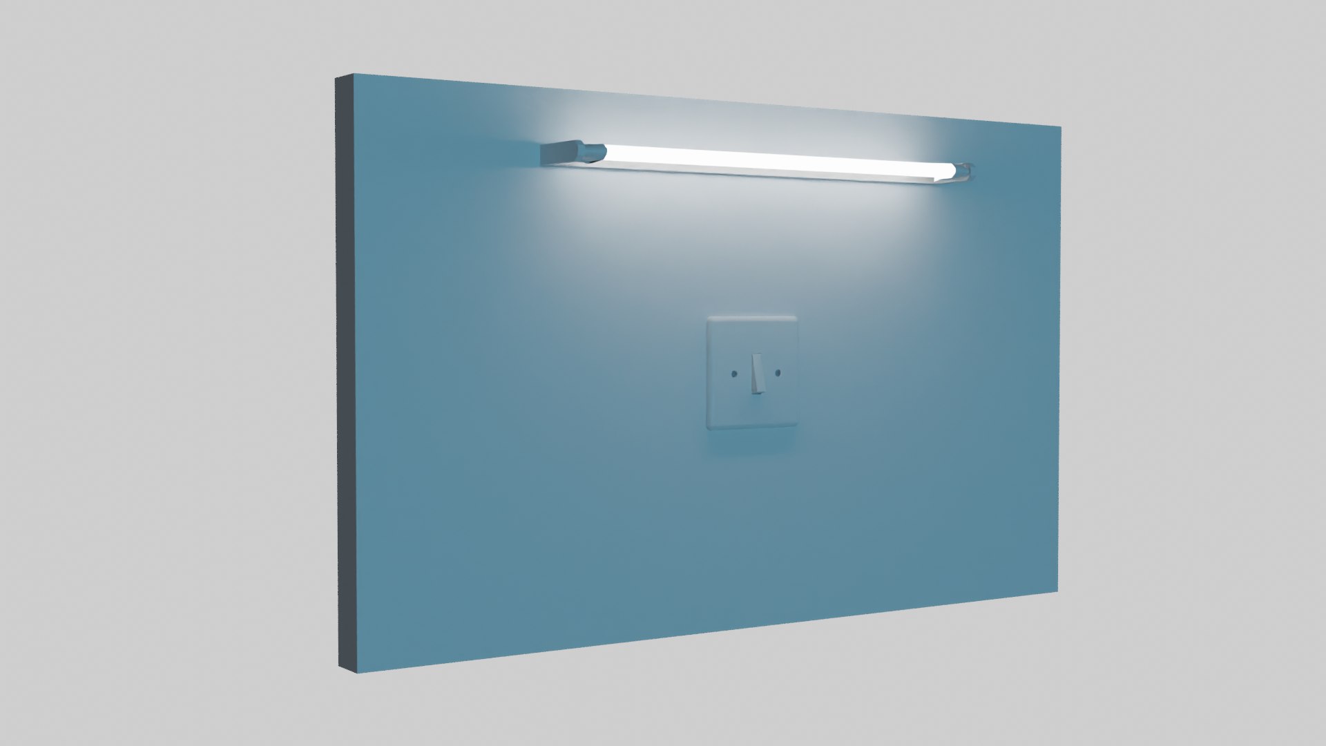 3D Animated Switch And Tubelight - TurboSquid 2185012