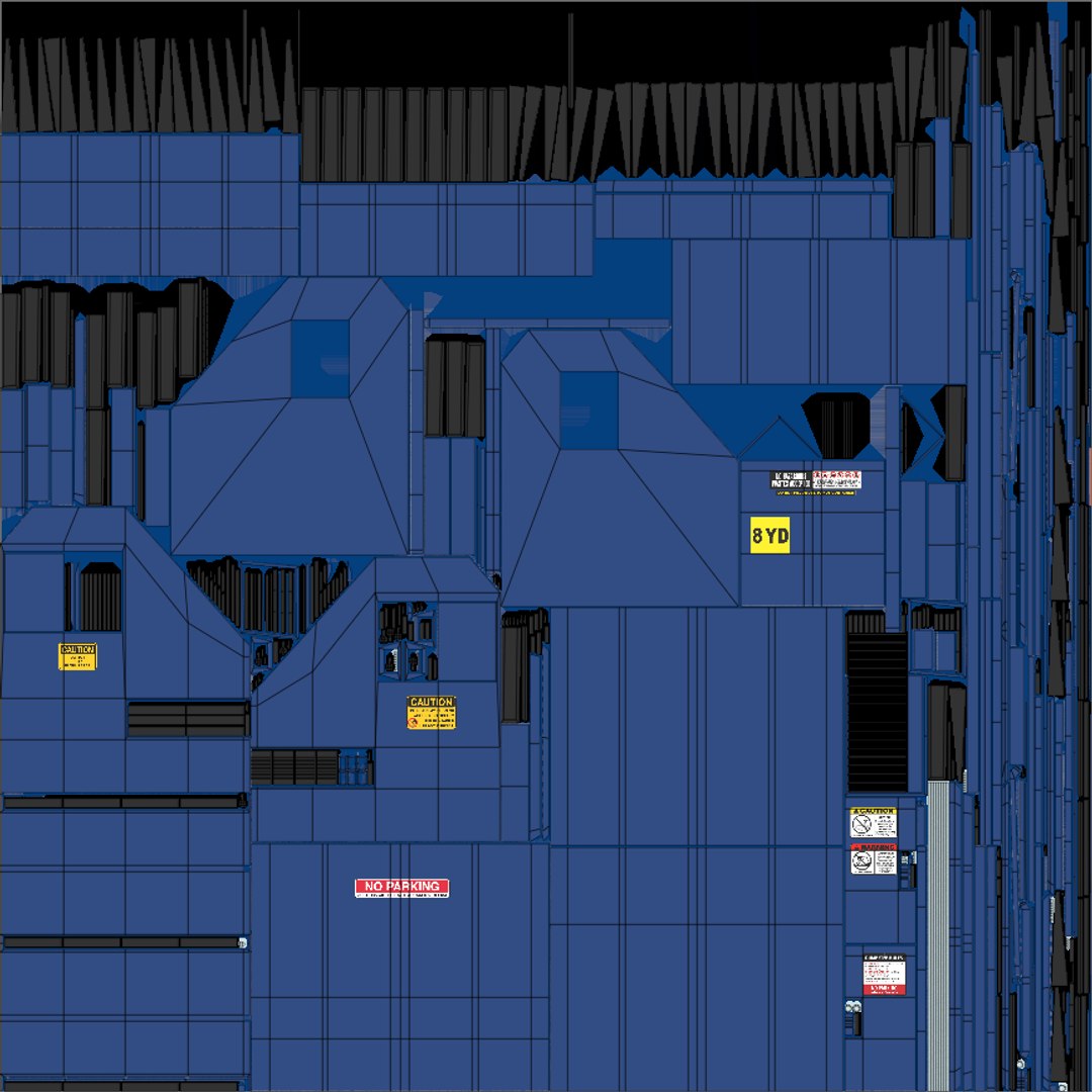 Blue Dumpsters Collection 3D Model - TurboSquid 2172130