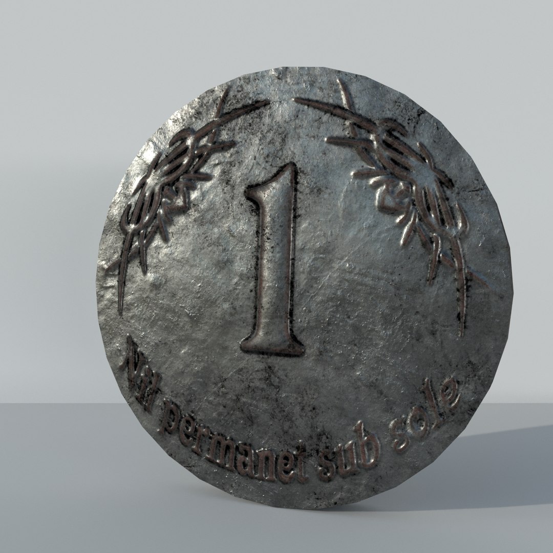 Old Silver Coin 3D Model - TurboSquid 1431048