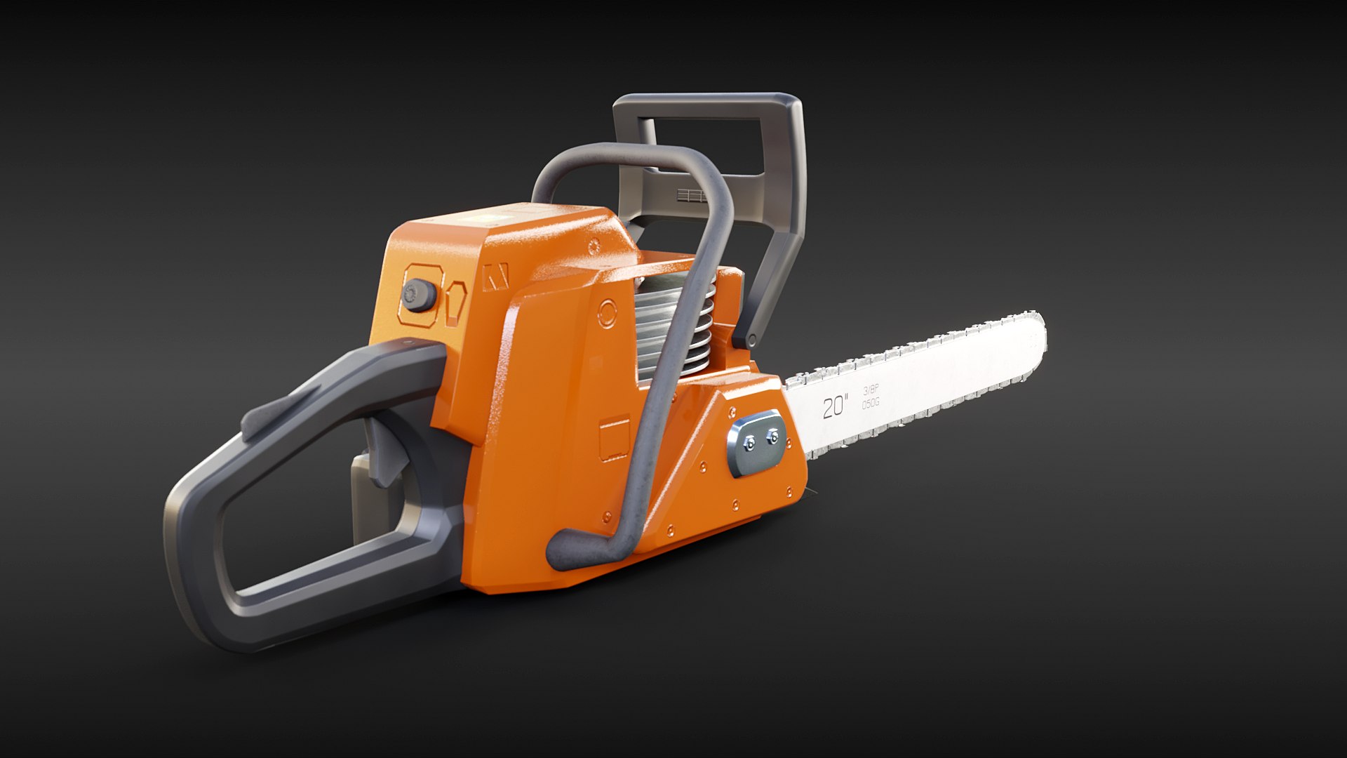 Generic Modern Gas Chainsaw 3D - TurboSquid 2128650