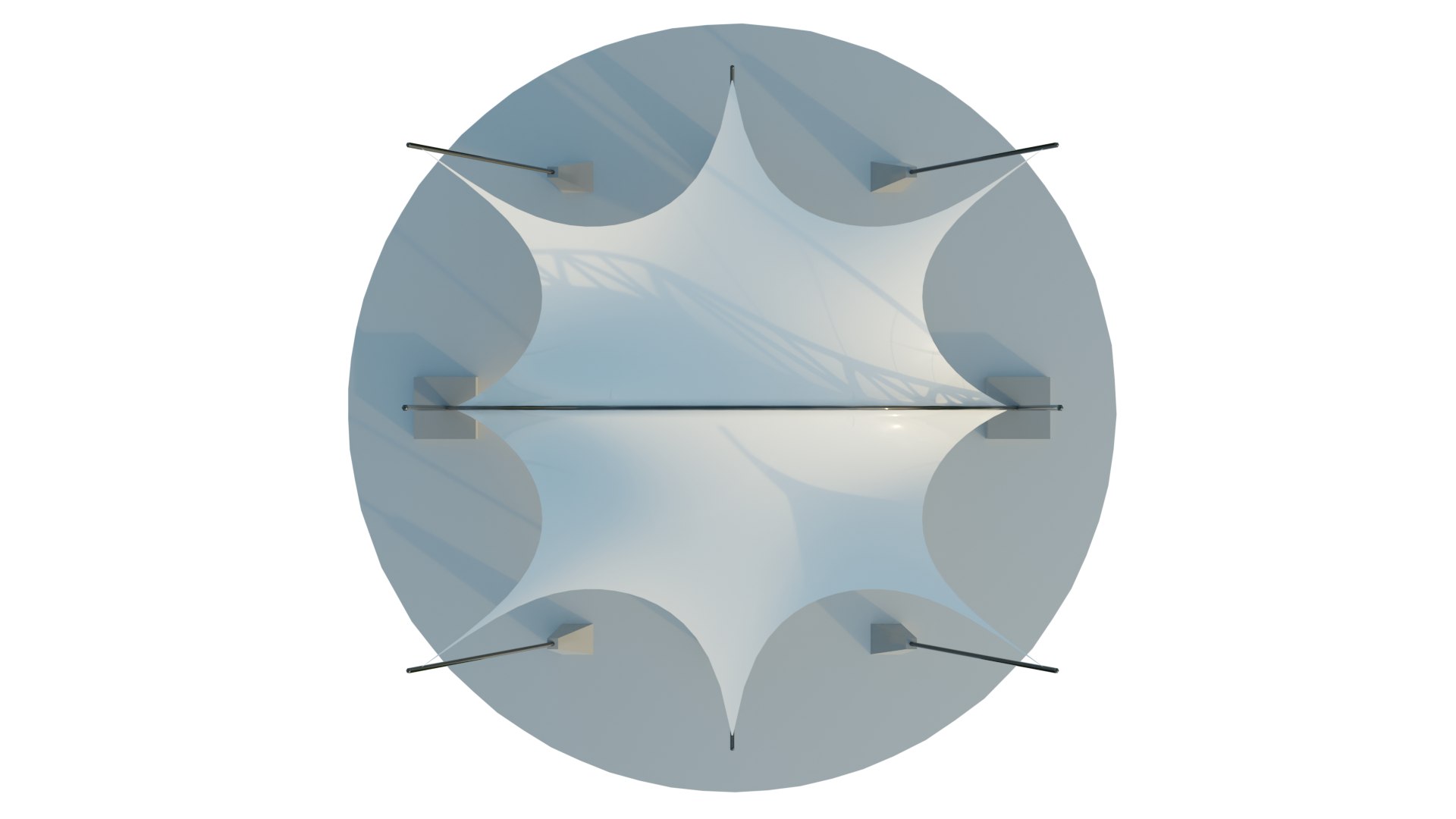 3D Tensile Structure Canopy 15 - TurboSquid 2249925