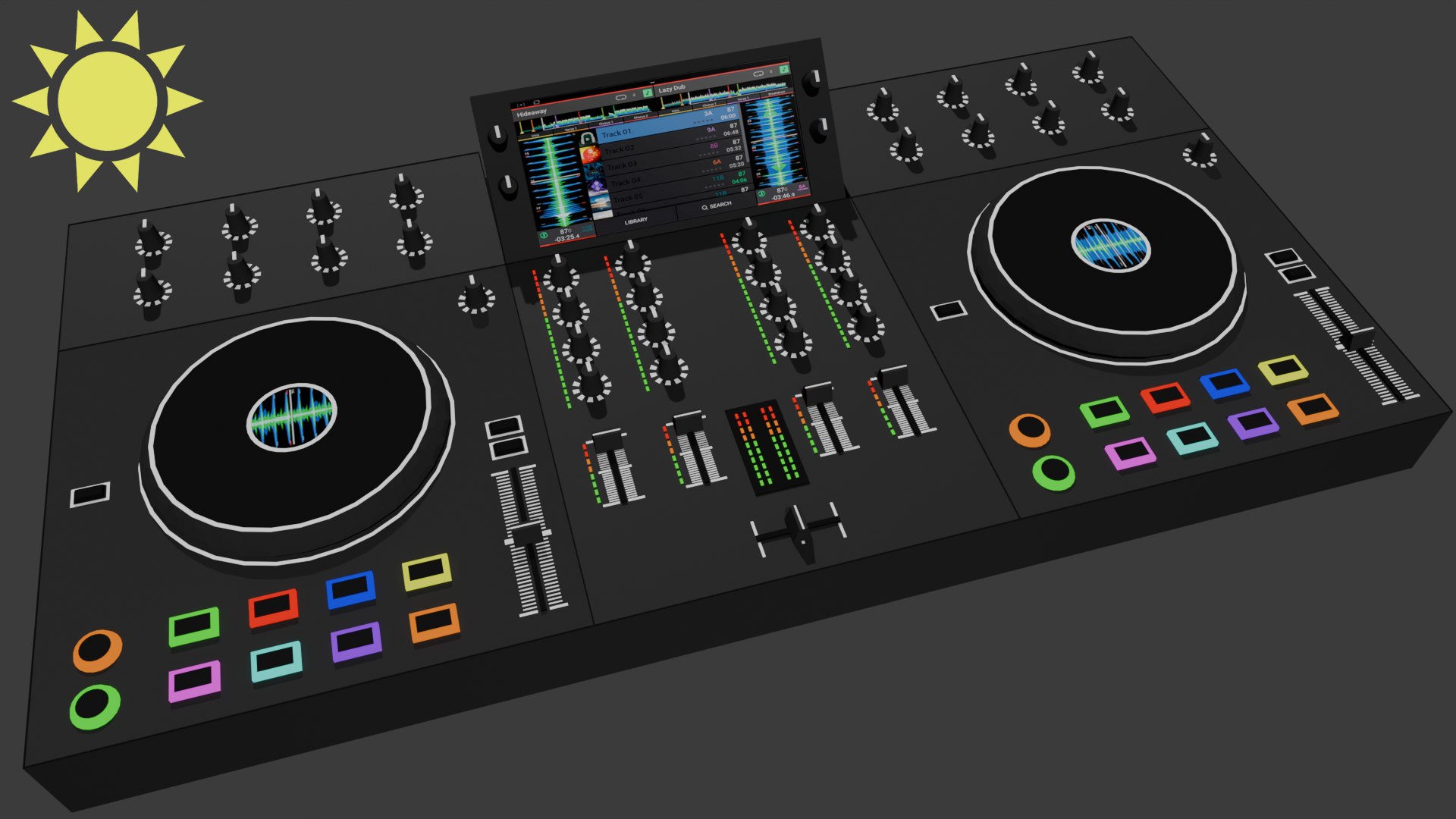 3D Setup Dj Controler - TurboSquid 2228656